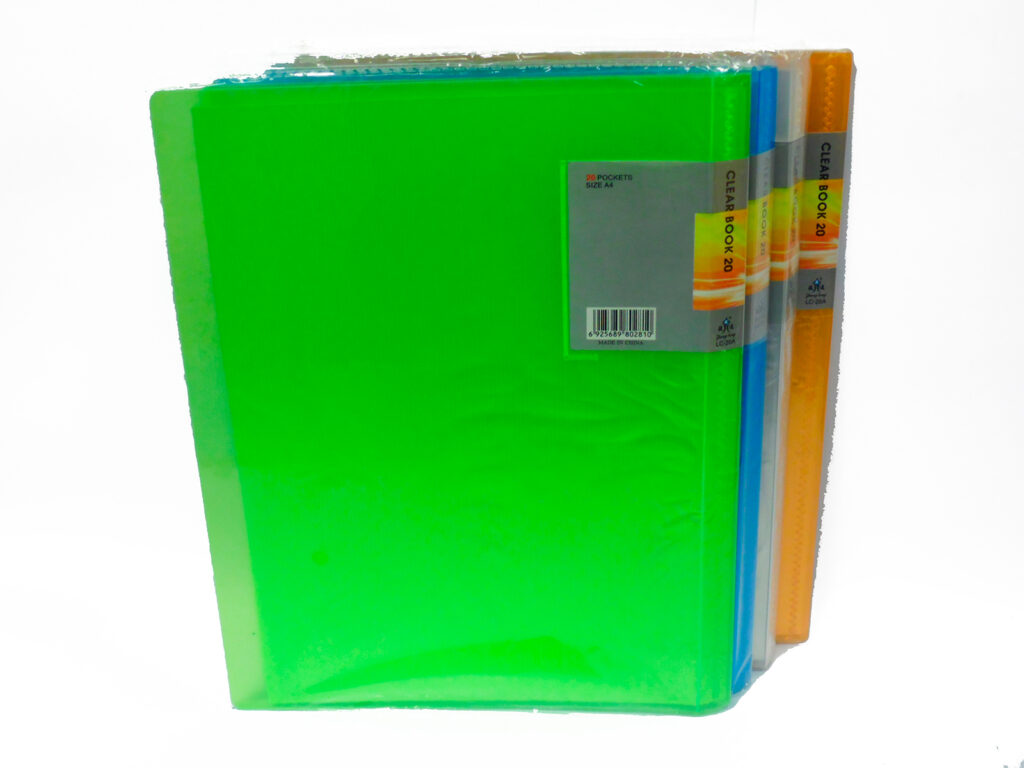 Carpeta Plástica A4 – 20 folios – Papelería Trazos