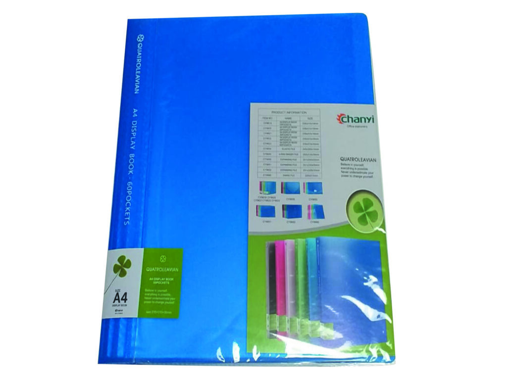 Carpeta Plástica A4 – 60 Folios – Papelería Trazos
